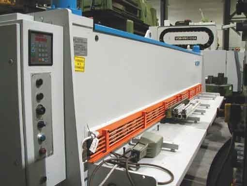 D'Occasion Cisailles guillotine, hydraulique, LVD - HSL 40/6 cnc N ...