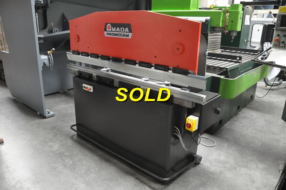 Used Hydraulic press brakes, Amada - RG 50 ton x 2100 mm N° 10402