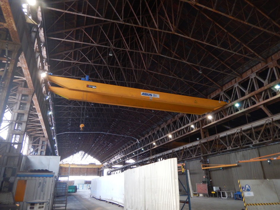Used Conveyors, Overhead Travelling Crane, Jig Cranes, Abus - 20 ton x ...