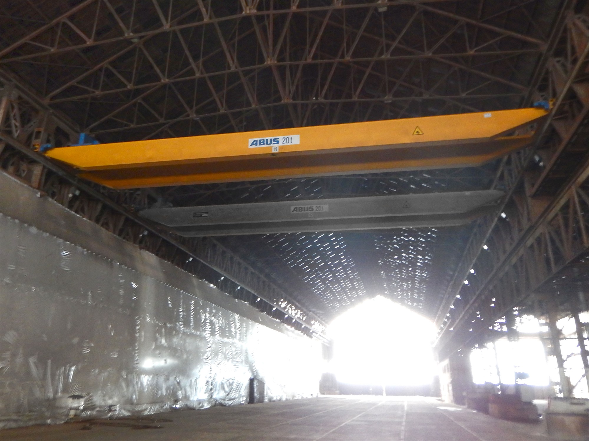 Used Conveyors, Overhead Travelling Crane, Jig Cranes, Abus - 20 ton x ...