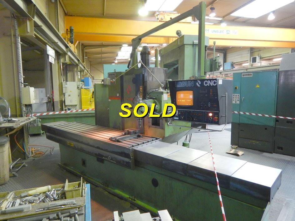 Used Universal Milling machines & CNC, Lagun - X: 2500 - Y: 940 - Z ...