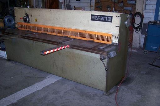 Used Hydraulic guillotine shears, Safan - VS 255-4 N° 4536 *08