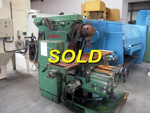 Used Universal Milling machines & CNC, Gambin - 3M X:1000 - Y:420 - Z ...