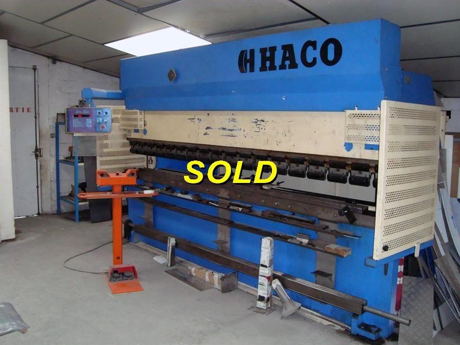 Used Hydraulic press brakes, Haco - 135T x 3000 mm CNC N° 6365