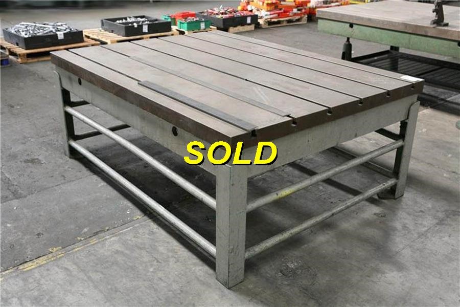 Kubus- & eck- platten oder tische, Clamping table - 2000 x 1500 x 780mm ...