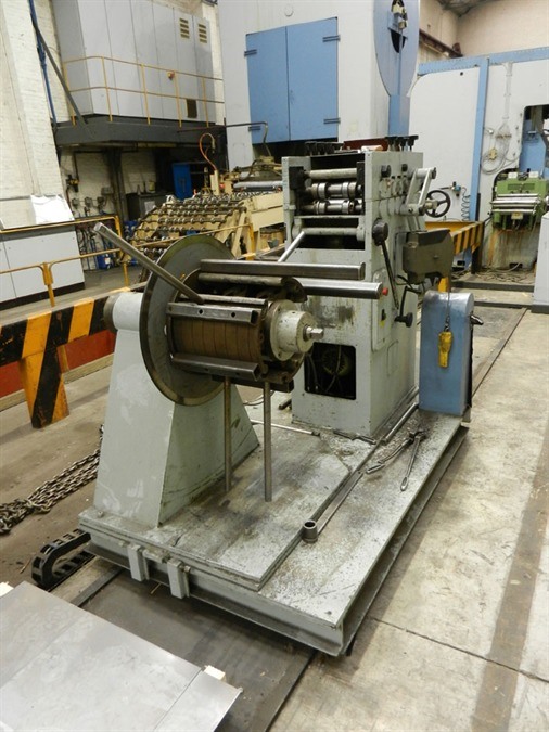 Used Coiler straightening machines, Adam Richter pressline - decoiling ...