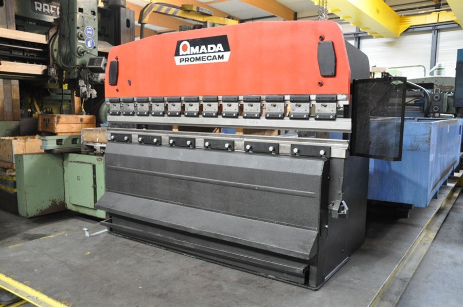 Used Hydraulic press brakes, Amada Promecam RG - 50T x 2500 mm N° 7387