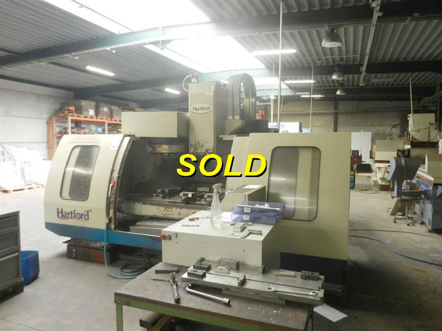 Used Vertical machining centers, Hartford VMC1600SP - X: 1600 - Y: 800 ...