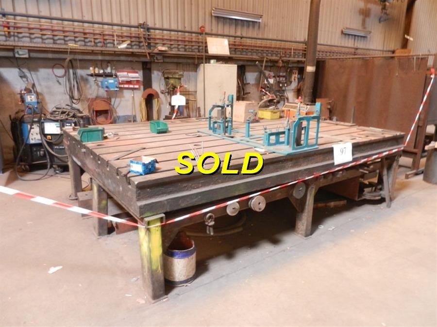 Mesas y bancadas de soldadura, Welding table - 3500 x 2500 mm N° 8293