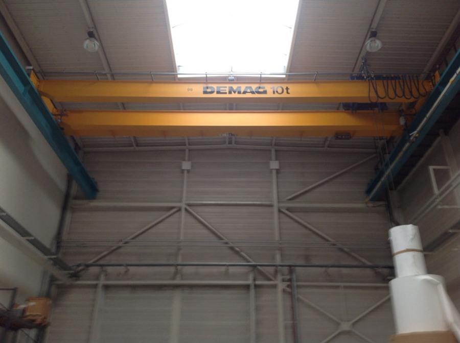 Used Conveyors, Overhead Travelling Crane, Jig Cranes, Demag - 10 ton x ...