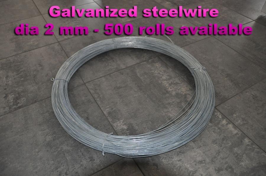 Used Various, Galvanized steelwire - Ø 2 mm N° 8513