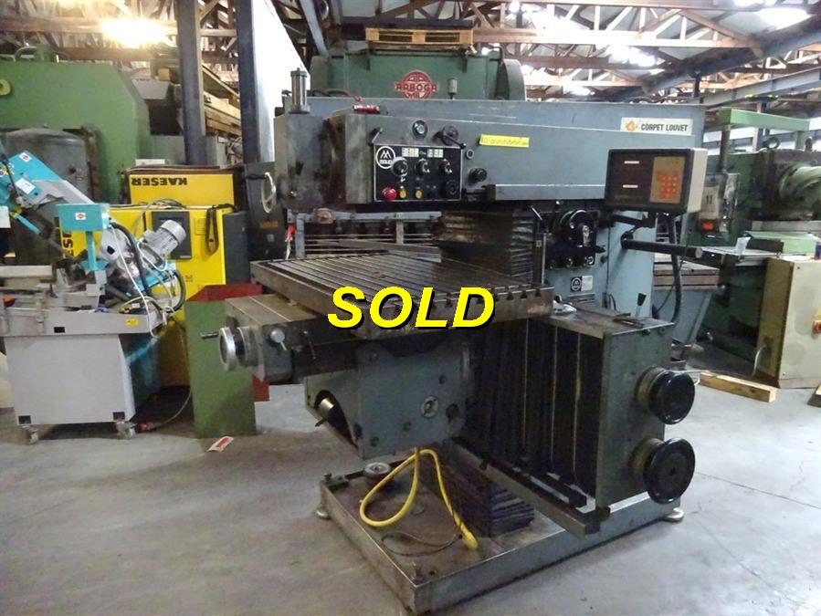 Used Universal Milling machines & CNC, Maho - MH 1000 X: 1000 - Y: 750 ...