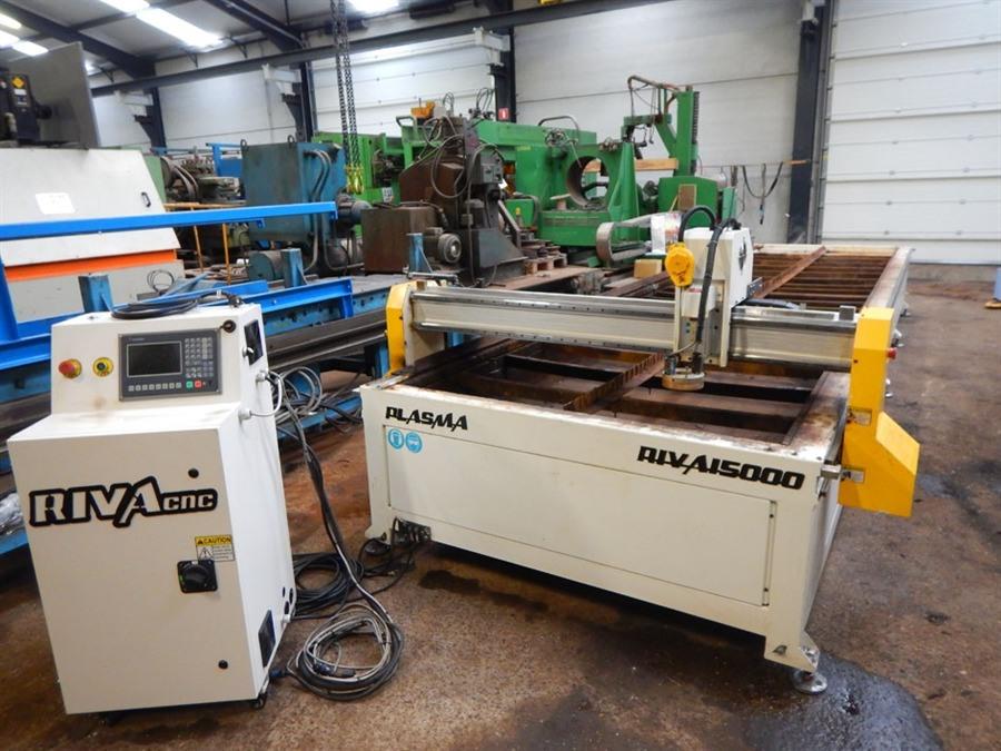 Used Gas cuttingmachines (gas + plasma), Riva - 6000 x 1500 mm CNC N° 9683