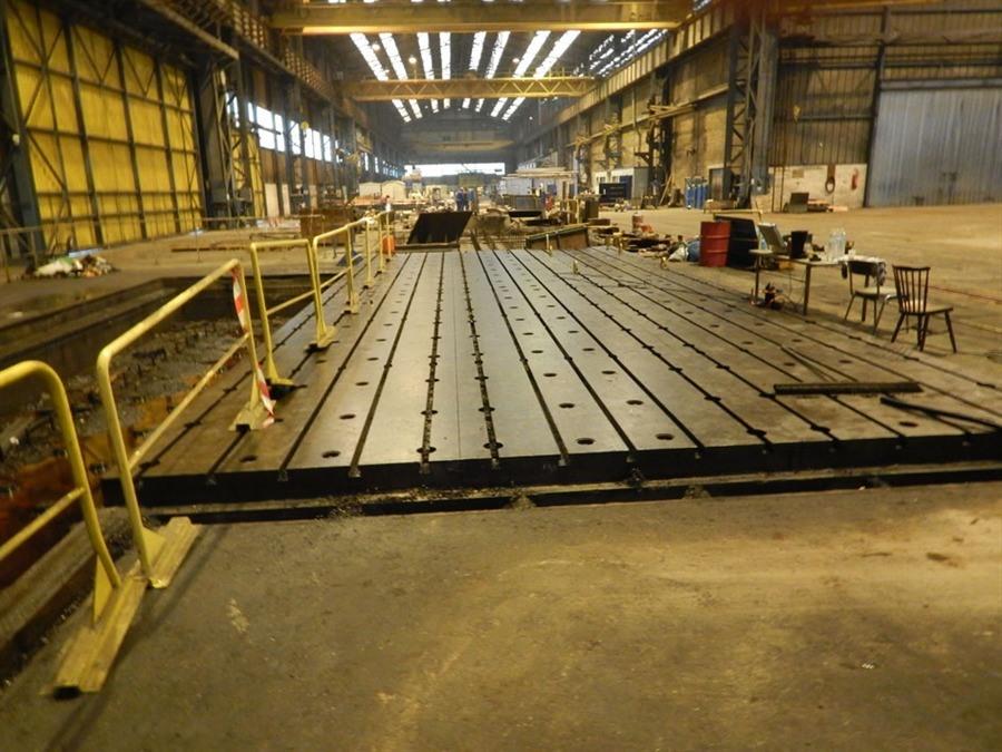 Mesas y bancadas de soldadura, T-slot Table - 7000 x 2000 mm N° 9694