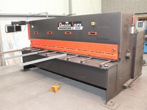 Used Hydraulic guillotine shears, Amada Promecam GPX - 3100 x 6 mm CNC ...